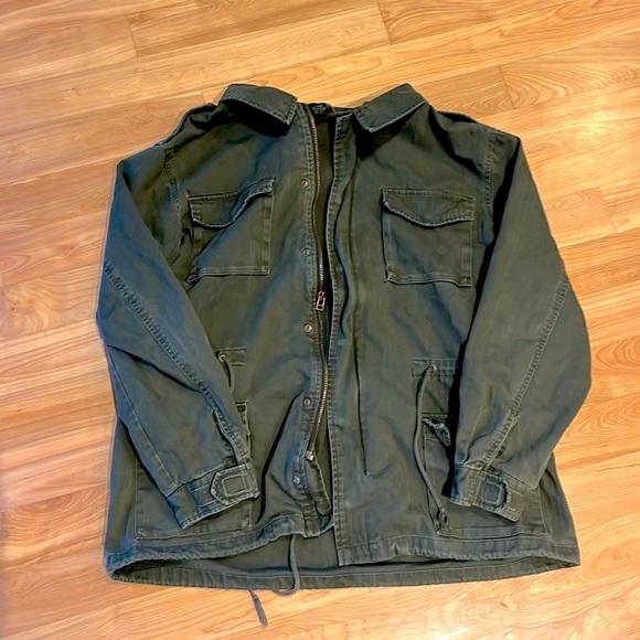 Jackets & Coats | Vintage Olivegrey Army Jacket Mens Large | Poshmark